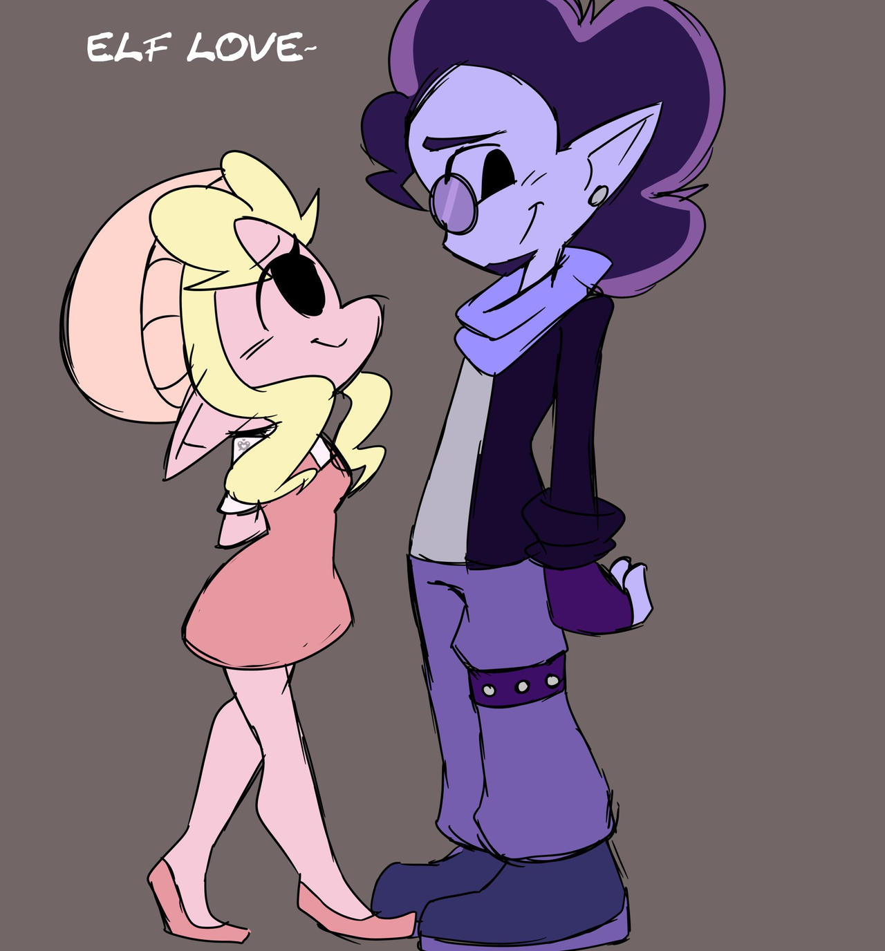Elf Love By Skythefang On Deviantart