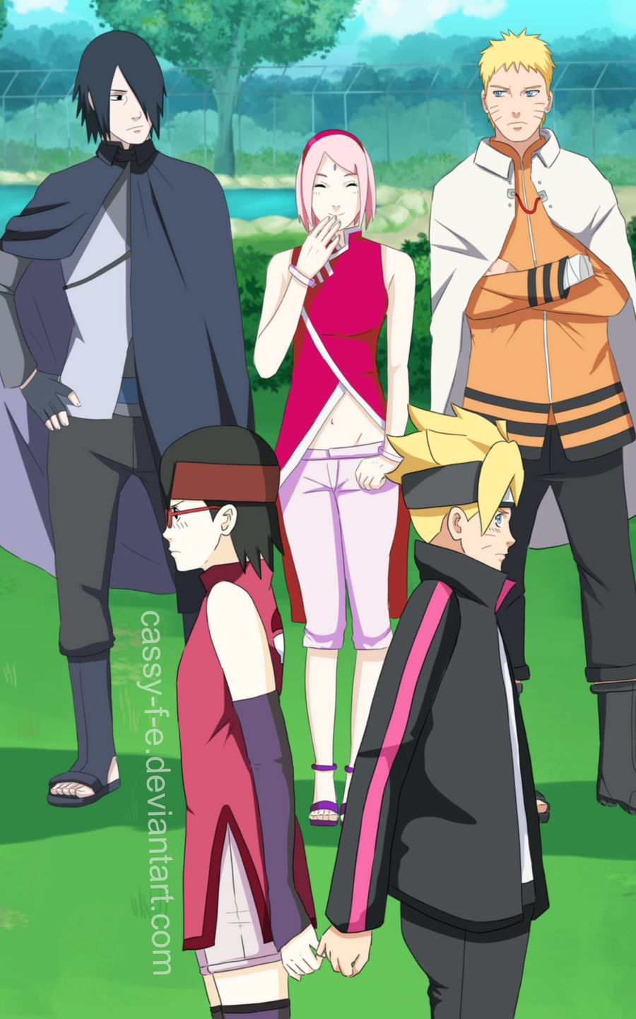 Commission Borutosarada By Cassy F E On Deviantart