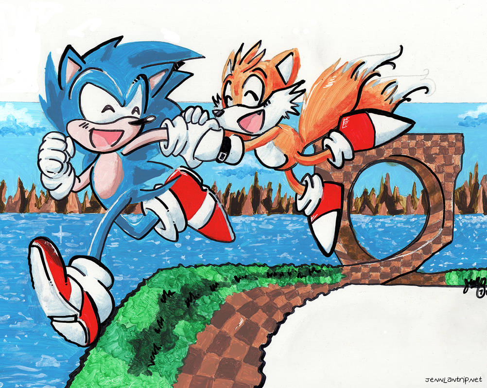 Classic Sonic And Tails By Ladylaguna On Deviantart