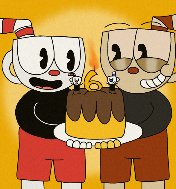 Cuphead 6th anniversary! by Demonizy on DeviantArt Cuphead 6th anniversary! by Demonizy on DeviantArt