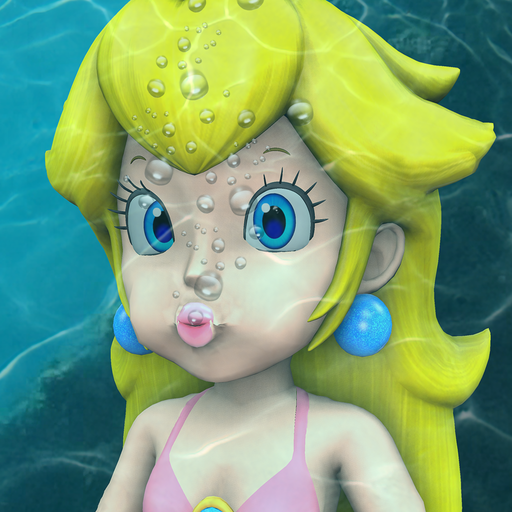 Peach Underwater Pfp By Underwaterfanatic On Deviantart