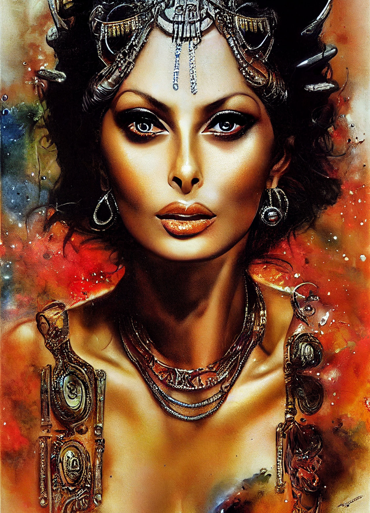 Sophia Loren As Cleopatra By Ai Art By Msgoesdeviant On Deviantart