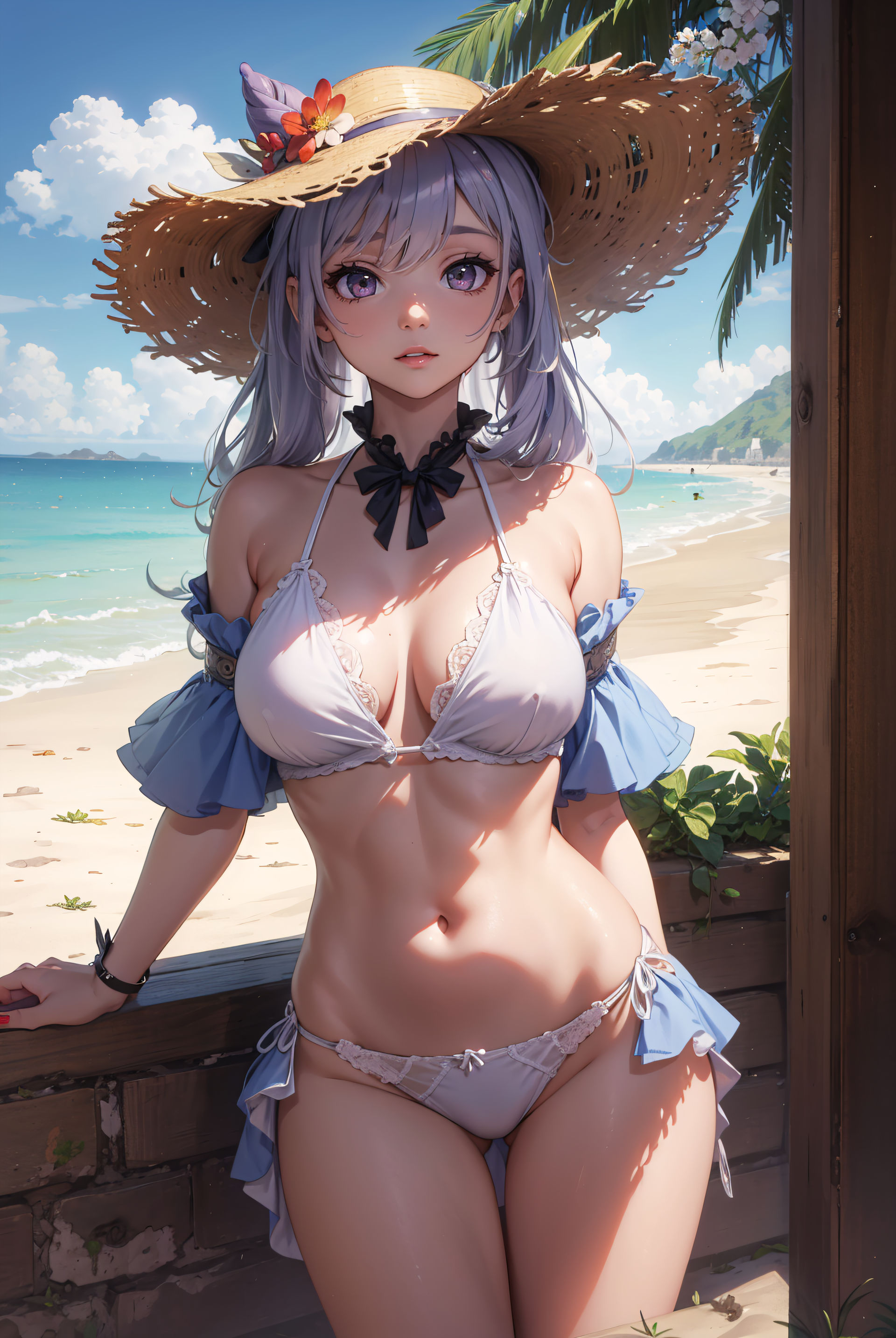 Keqing Bikini Portrait By Only4uart On Deviantart