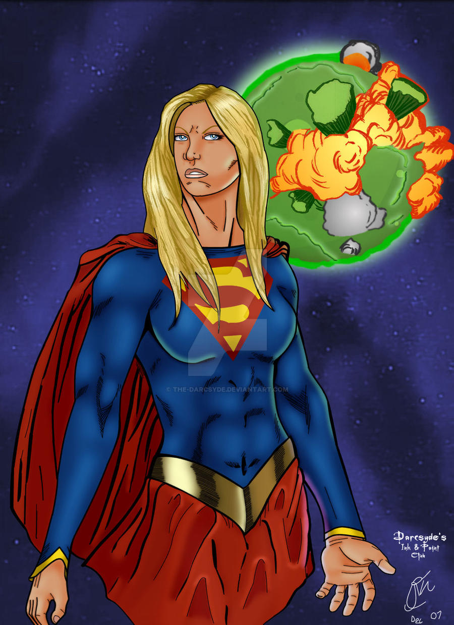 Supergirl With Krypton By Madrey By The Darcsyde On Deviantart