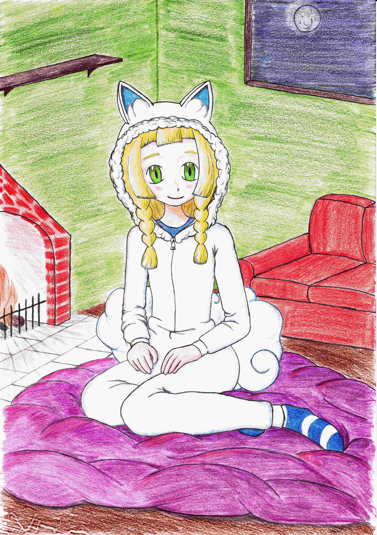 Pokemon Lillie Alola Vulpix Pokesuit By Hornswroggle On Deviantart