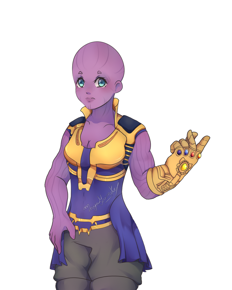 Thanos Girl Anime By Mayayumeko14 On Deviantart
