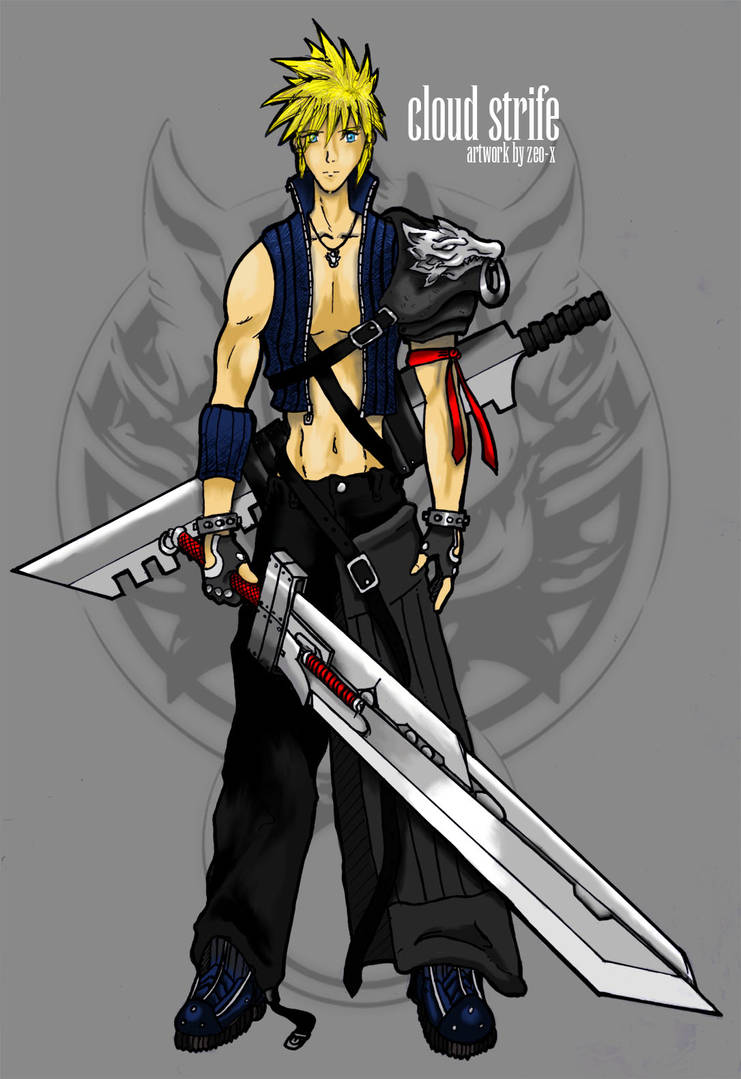 cloud strife art by inFFinity on DeviantArt