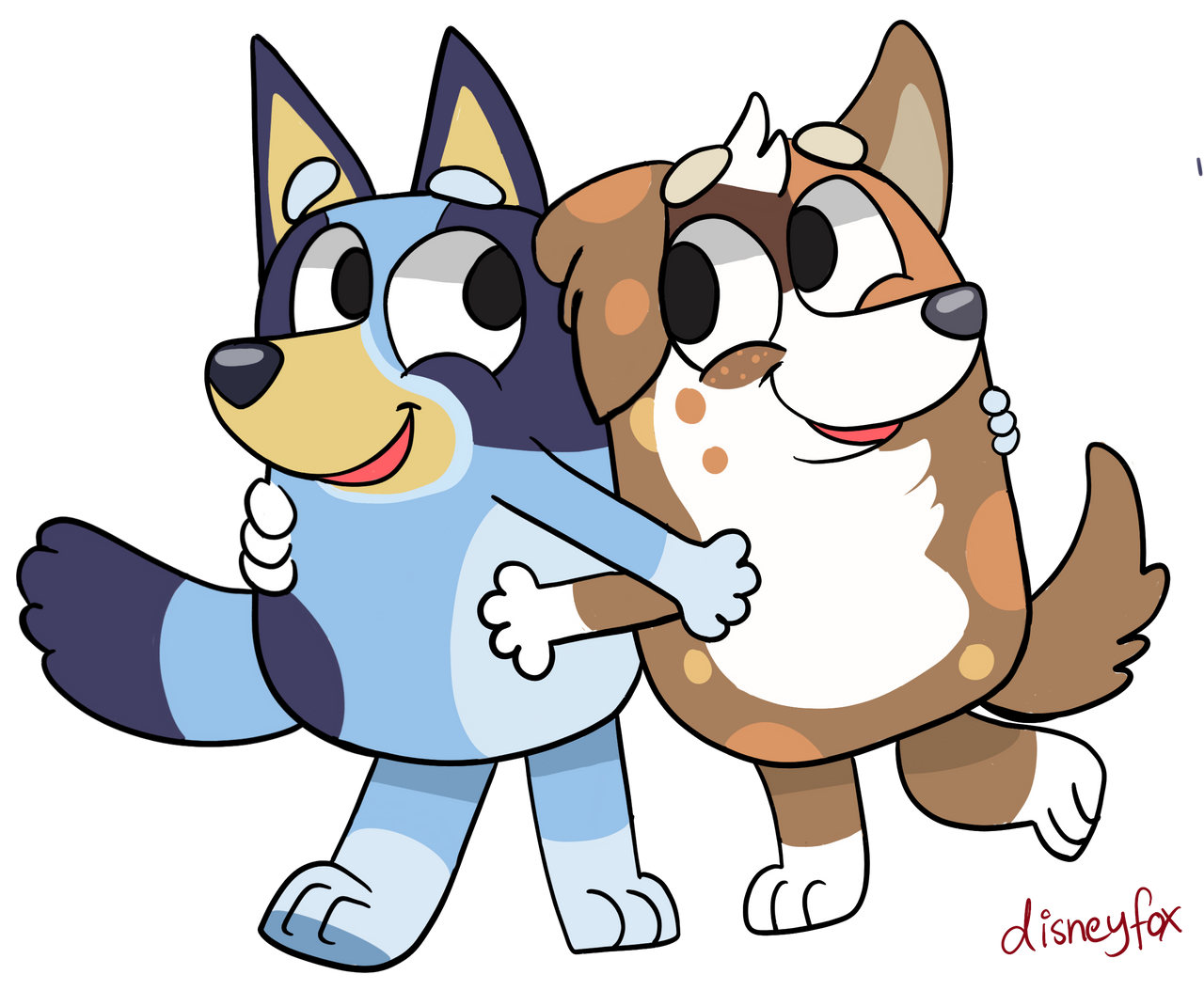 Hugging Bluey by Disneyfoxx on DeviantArt Hugging Bluey by Disneyfoxx on DeviantArt