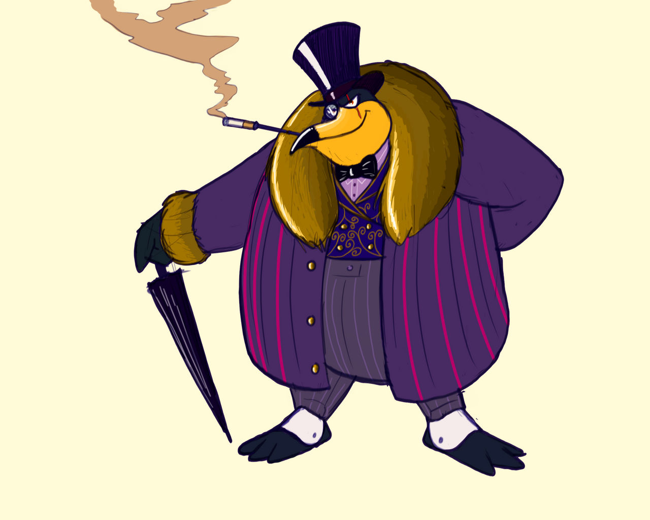 Batman Anthro Penguin By Tateshaw On Deviantart