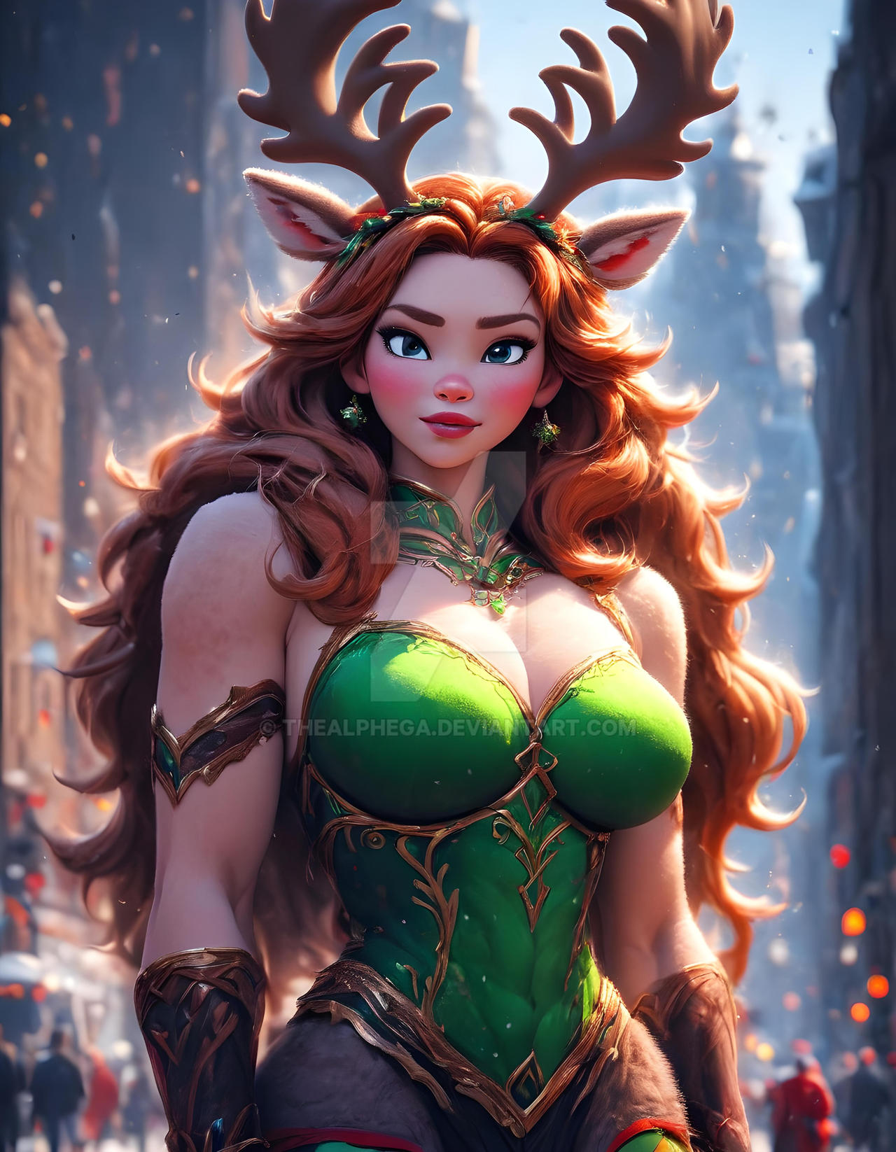Anna Reindeer Anthro By Thealphega On Deviantart