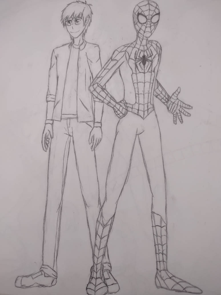 Peter Parker And Spider-man, Two Sides By Braedesigner96resign On