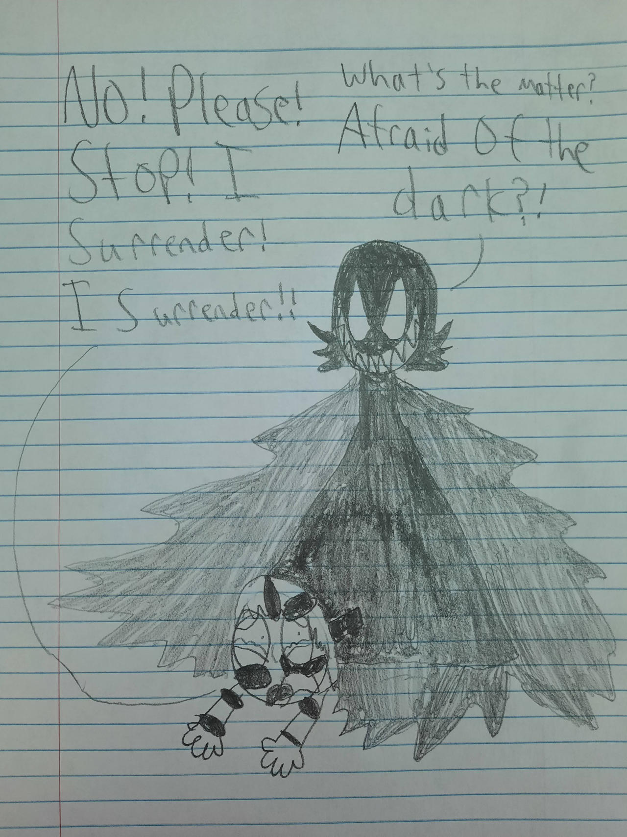 Afraid Of The Dark By Catman0226 On Deviantart