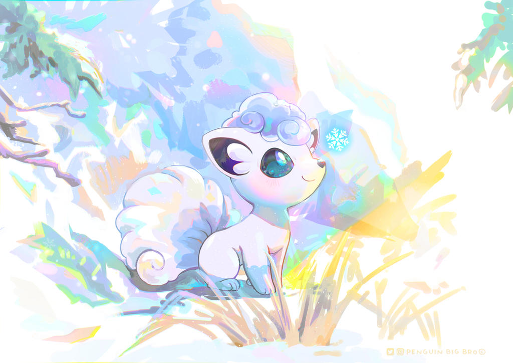 Alolan Vulpix By Penguinbigbro On Deviantart