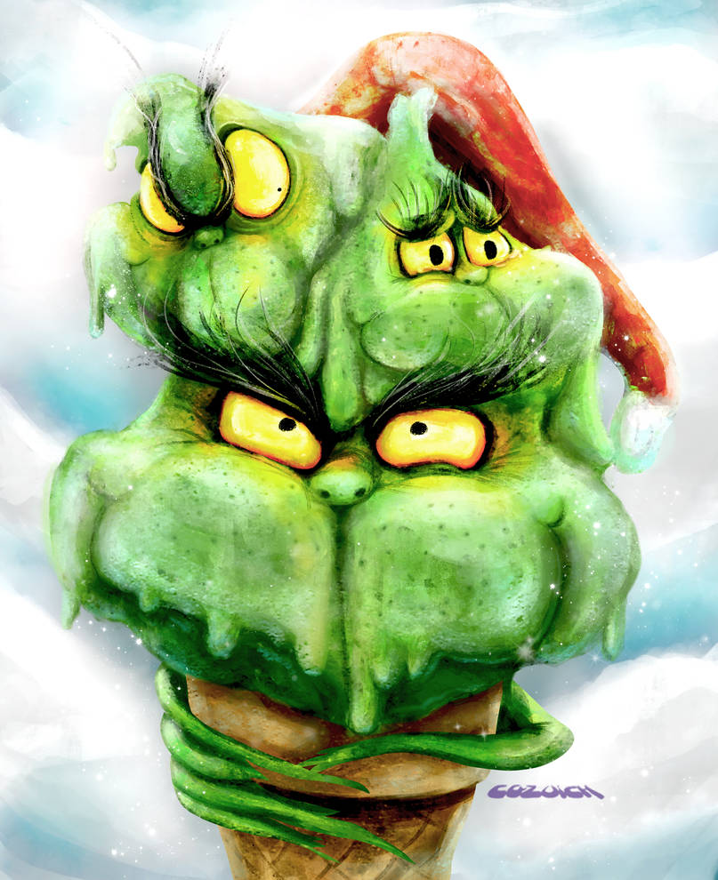 Grinch Icecream By Xoconoxtlerunrun On Deviantart