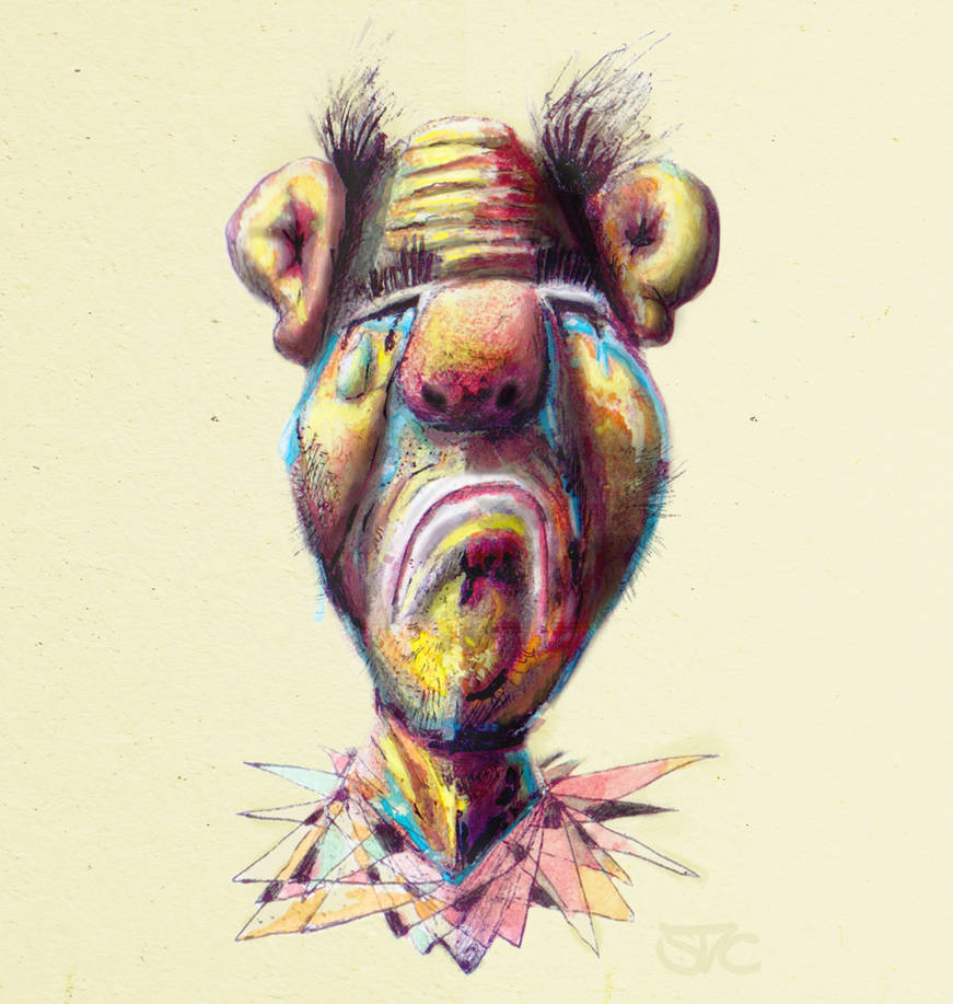 Crying Clown By Xoconoxtlerunrun On Deviantart