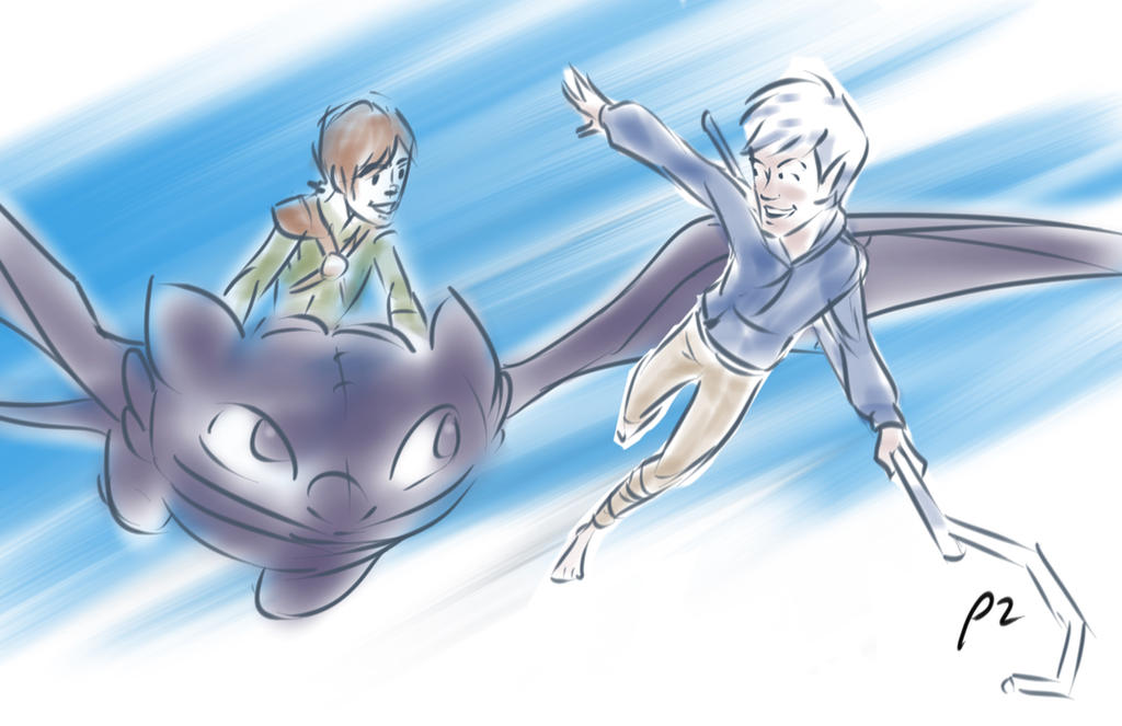 Hiccup Meets Jack Frost By Adventuresofp2 On Deviantart