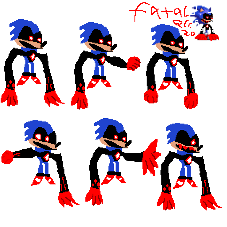 Fatal Error Sprite Sheet By Eggman1255 On Deviantart