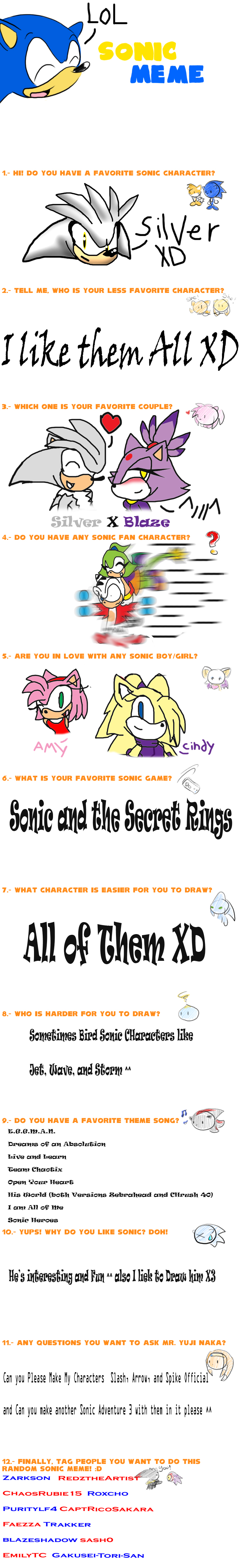 Sonic Meme by Shdikal by spdy4 on DeviantArt