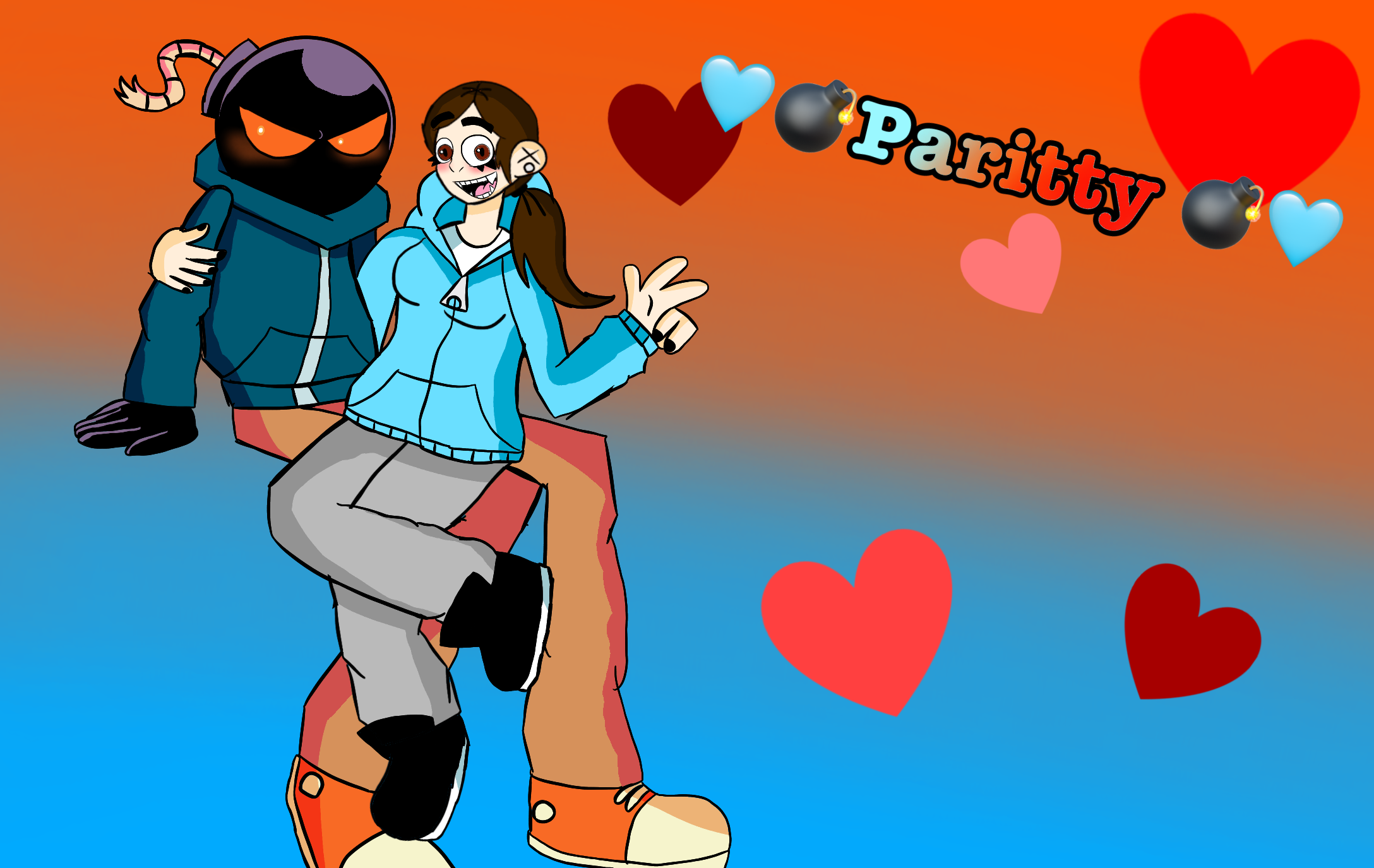 Paris X Whitty Selfship Redraw By Xxpoverheartsxx On Deviantart