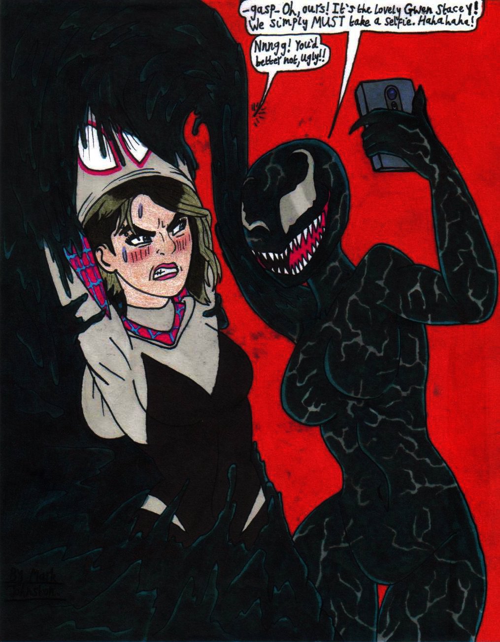 She Venom Has Company Commission By Krytenmarkgen 0 On Deviantart