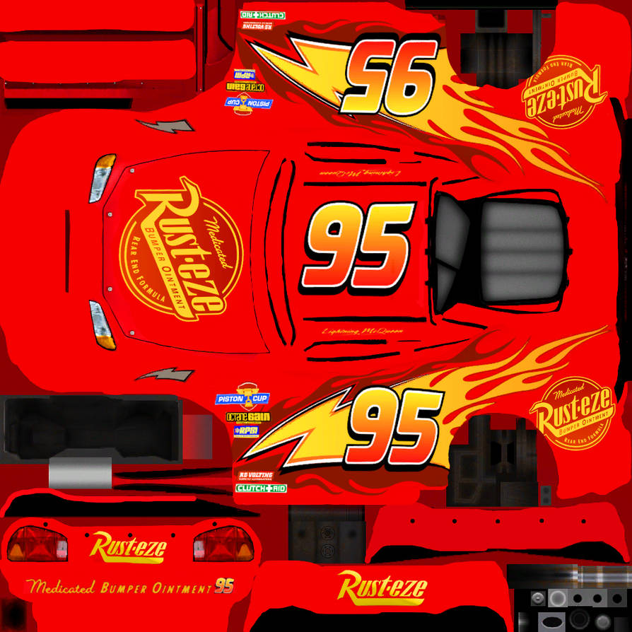 Lightning Mcqueen Cars 3 New Texture By Dashcrack On Deviantart