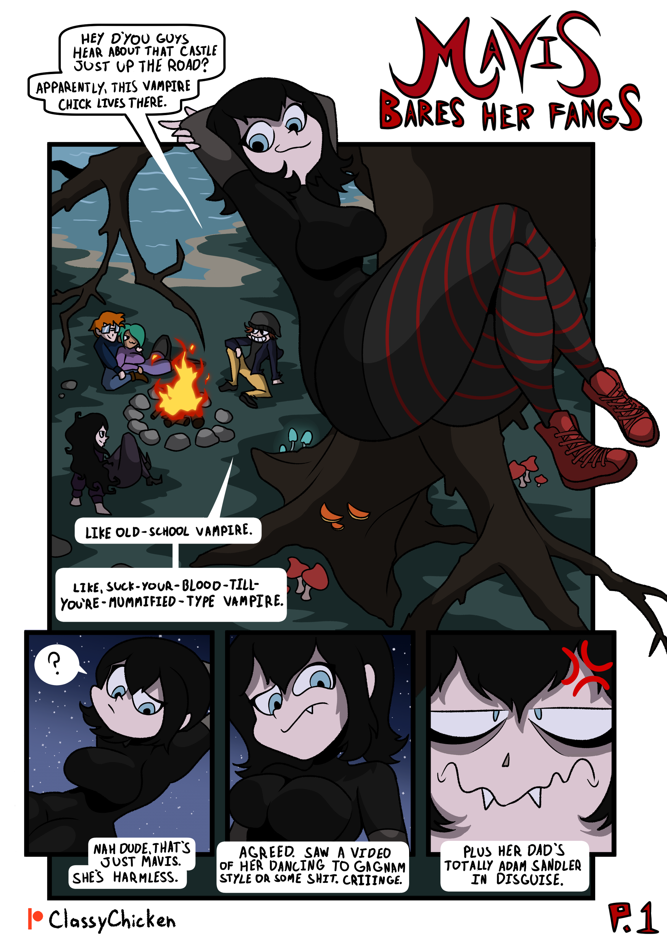 Mavis Bares Her Fangs P1 By Classychicken34 On Deviantart