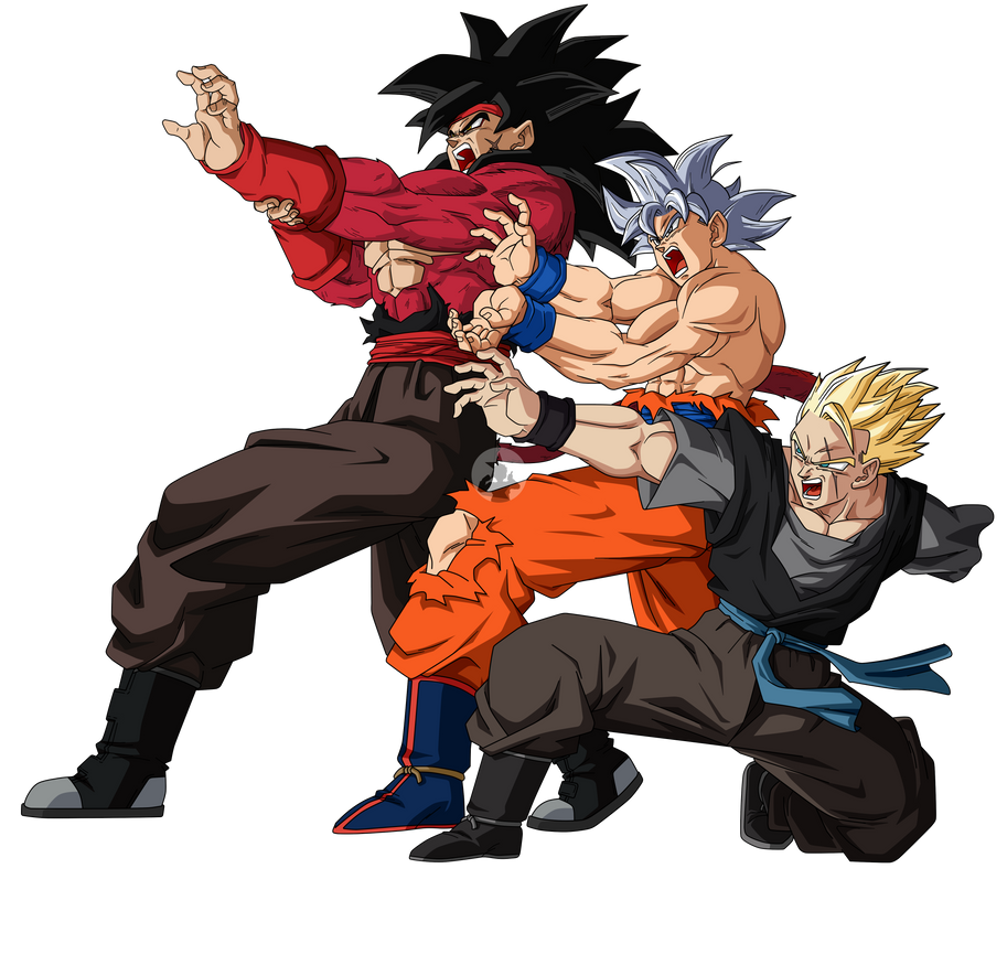 Goku Bardock Gohan Kamehamehafacudibuja By Facudibuja On Deviantart