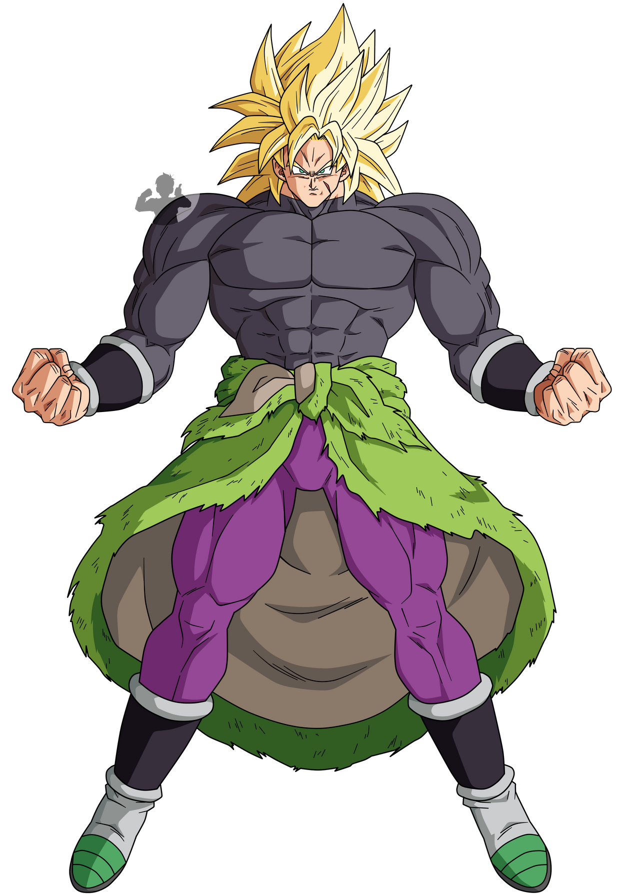 Broly Ssj Controlled Dbssh Facudibuja By Facudibuja On Deviantart
