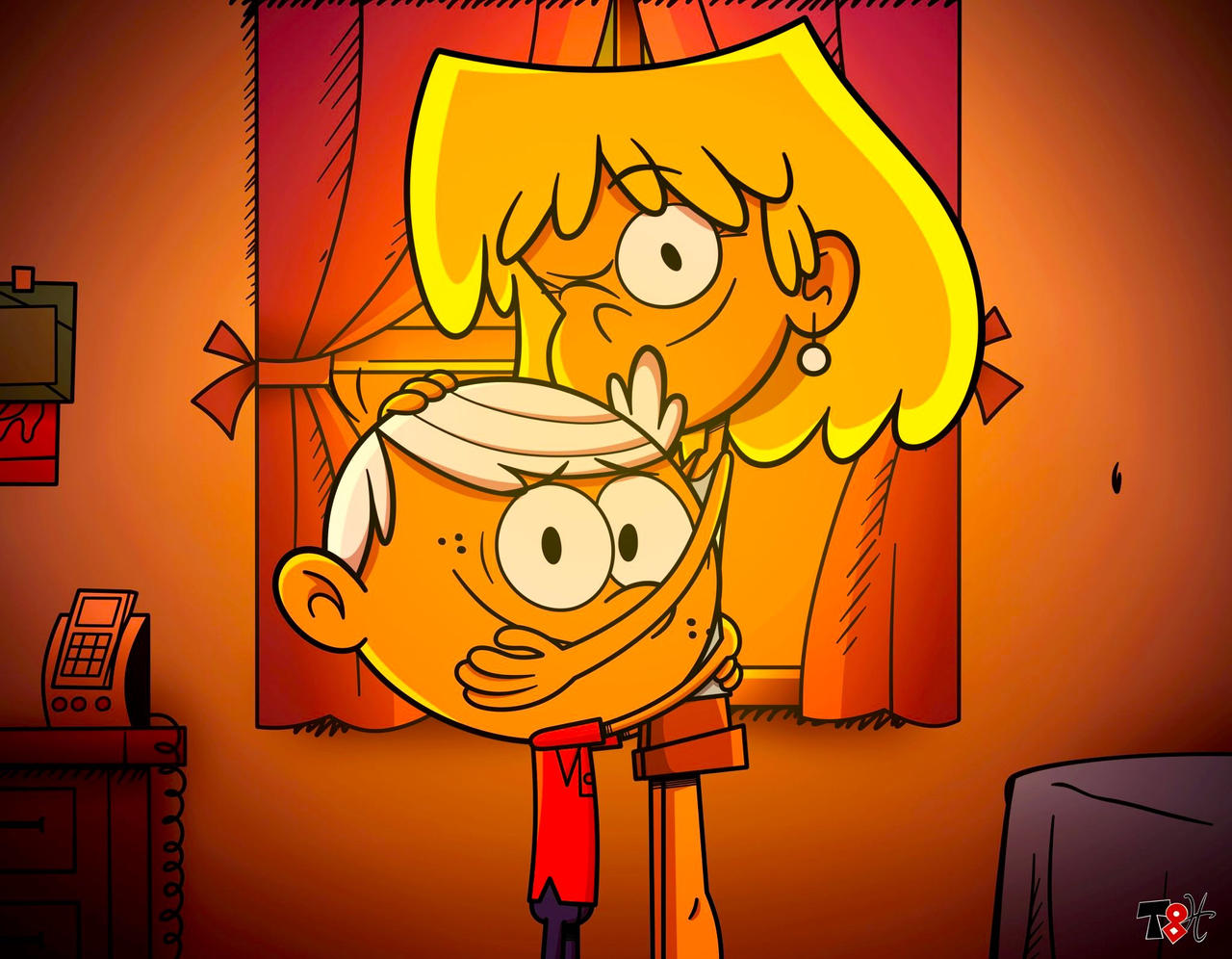 Lincoln And Lori By Rack44 On Deviantart
