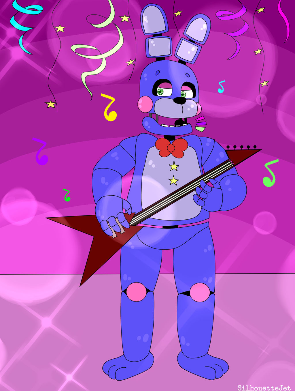 Rockstar Bonnie By Therealsilhouettejet On Deviantart