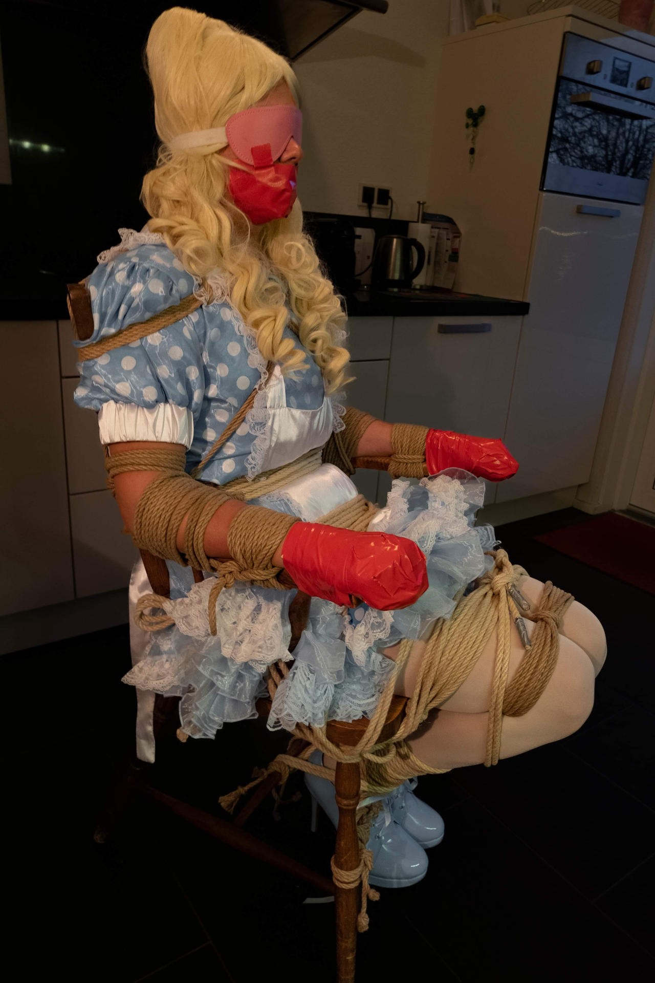 Chair Tied Sissy Maid By Stephaniebo27 On Deviantart