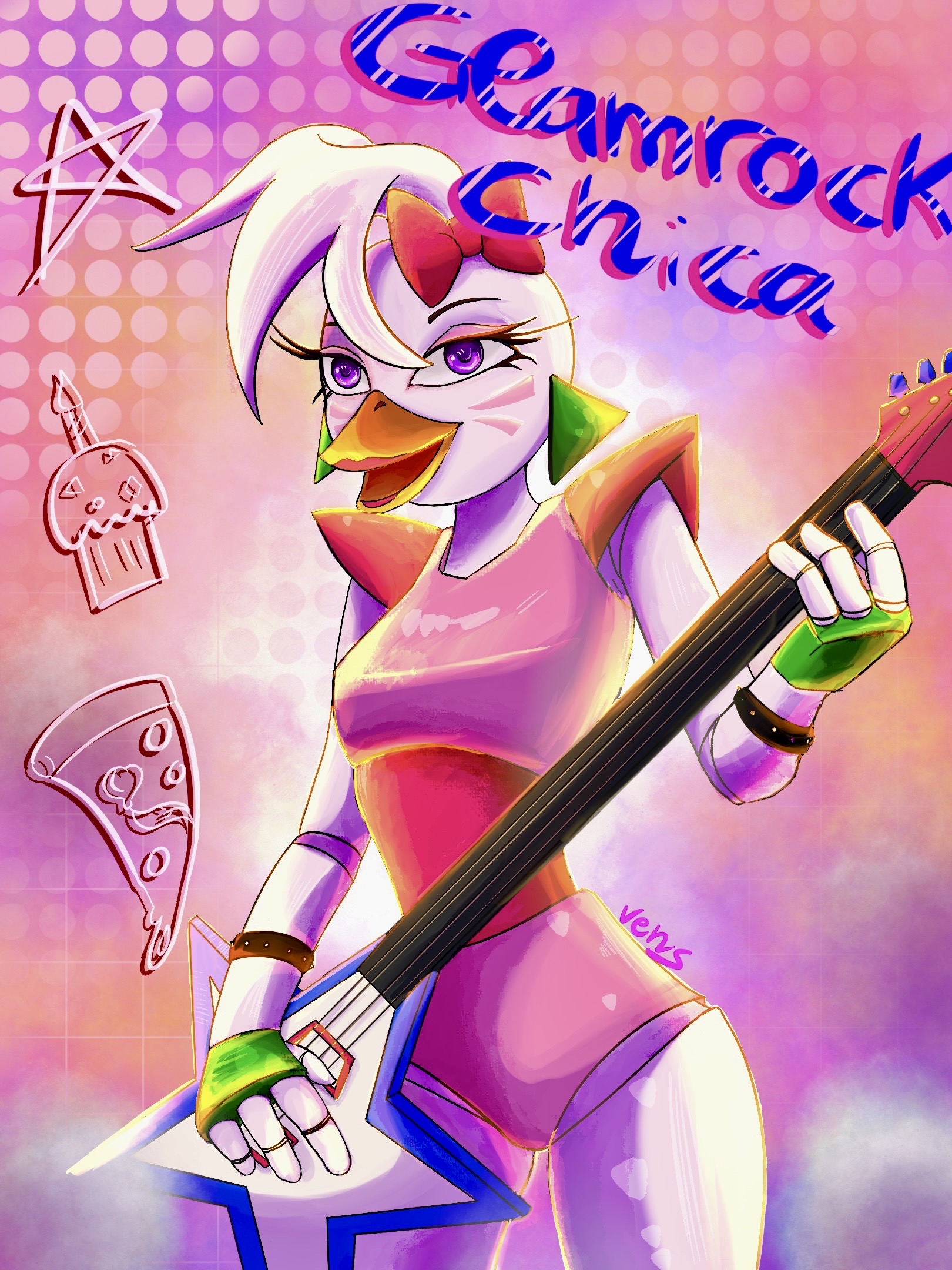 A Glamrock Chica Poster By Itsvens On Deviantart