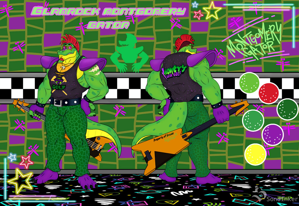 Glamrock Montgomery Gator Au By Sondisken On Deviantart
