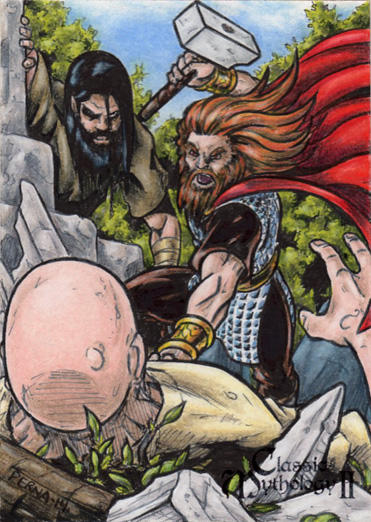 Thor Sketch Card Classic Mythology Ii By Tonyperna On Deviantart