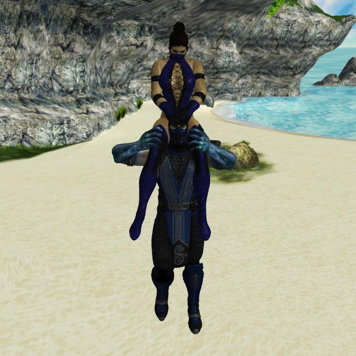 Sub Zero X Kitana A Cute Moment By Assassin Lady On Deviantart