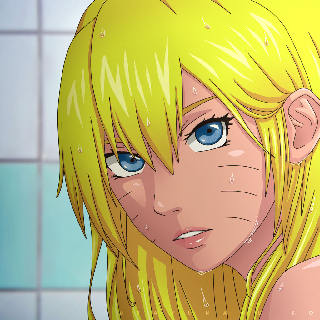 After The Shower Naruko Uzumaki By Sasunaru Ko On Deviantart