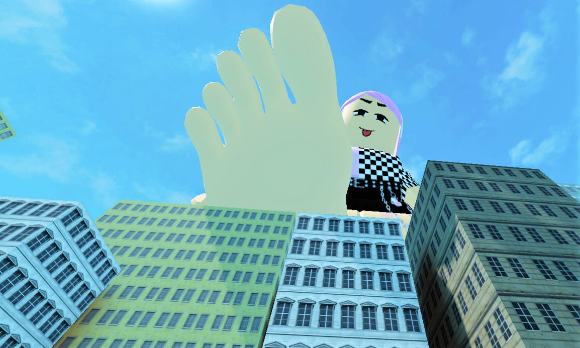 My Giantess Roblox Feet Crush A City By Miarobloxfeetandsock On Deviantart