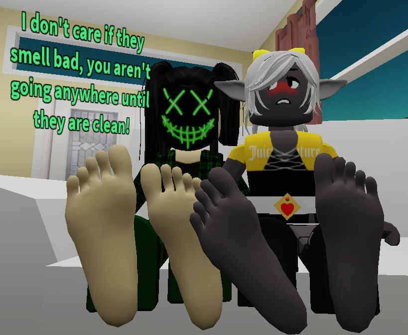 You Must Clean Their Roblox Feet By Miaroblox On Deviantart