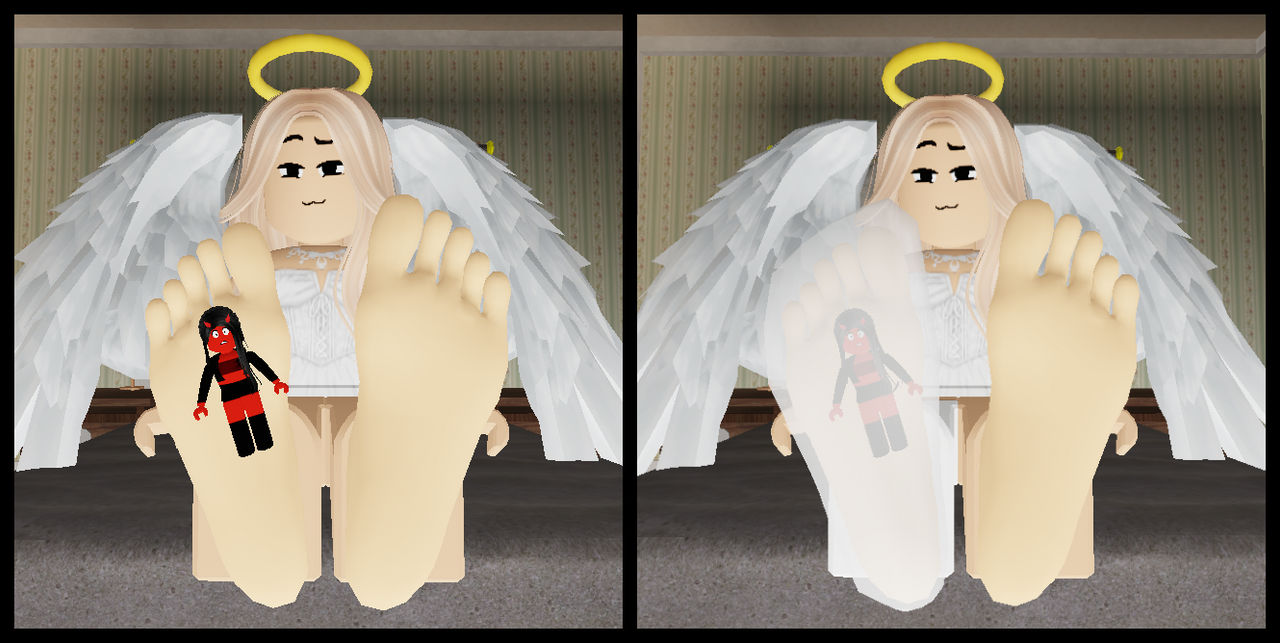 Stuck To Her Roblox Feet Trapped In Her Socks By Miaroblox On Deviantart