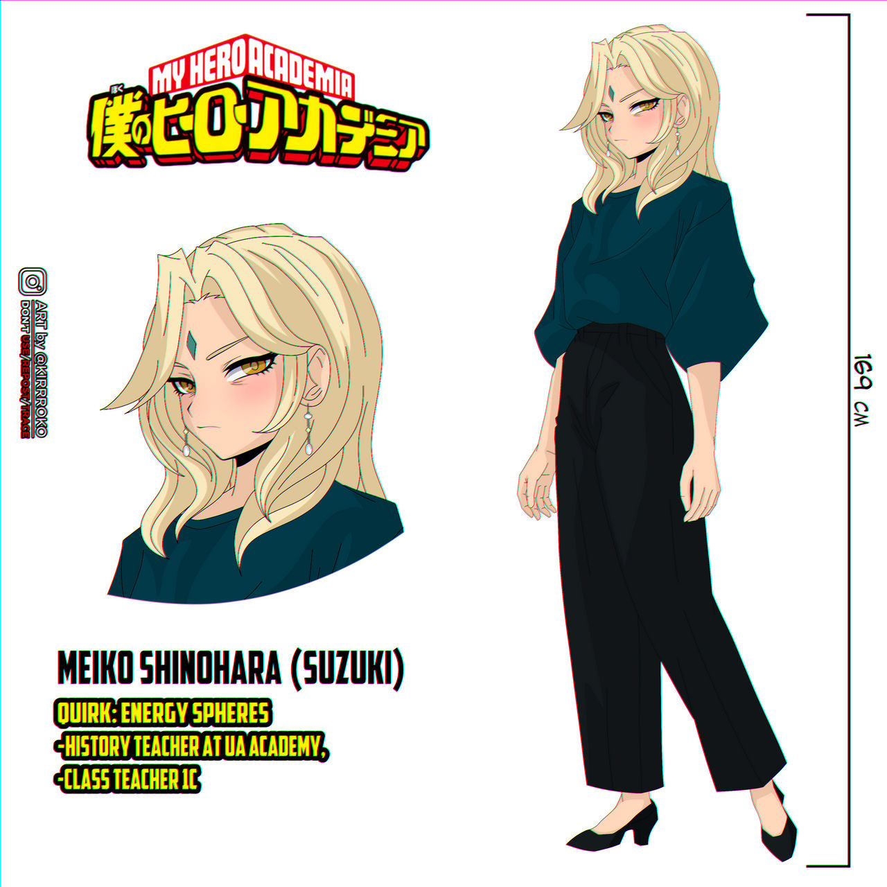 Meiko Shinoharaayas Mom Referencebnha Oc By Rusunart On Deviantart