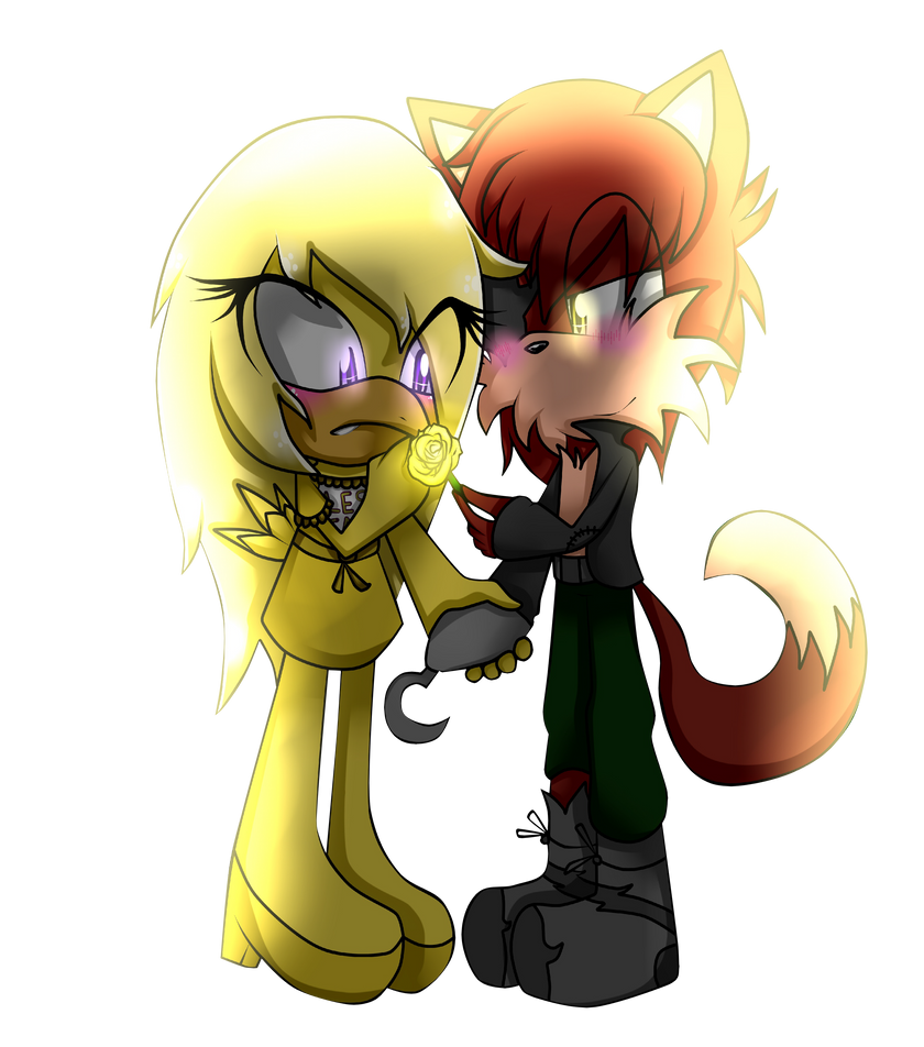 Foxy X Chica Render By Shasted On Deviantart