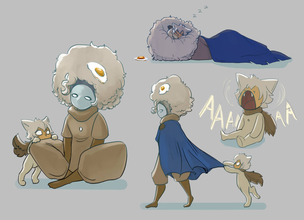 Eggu And Nipsy By Lyvia Arts On Deviantart