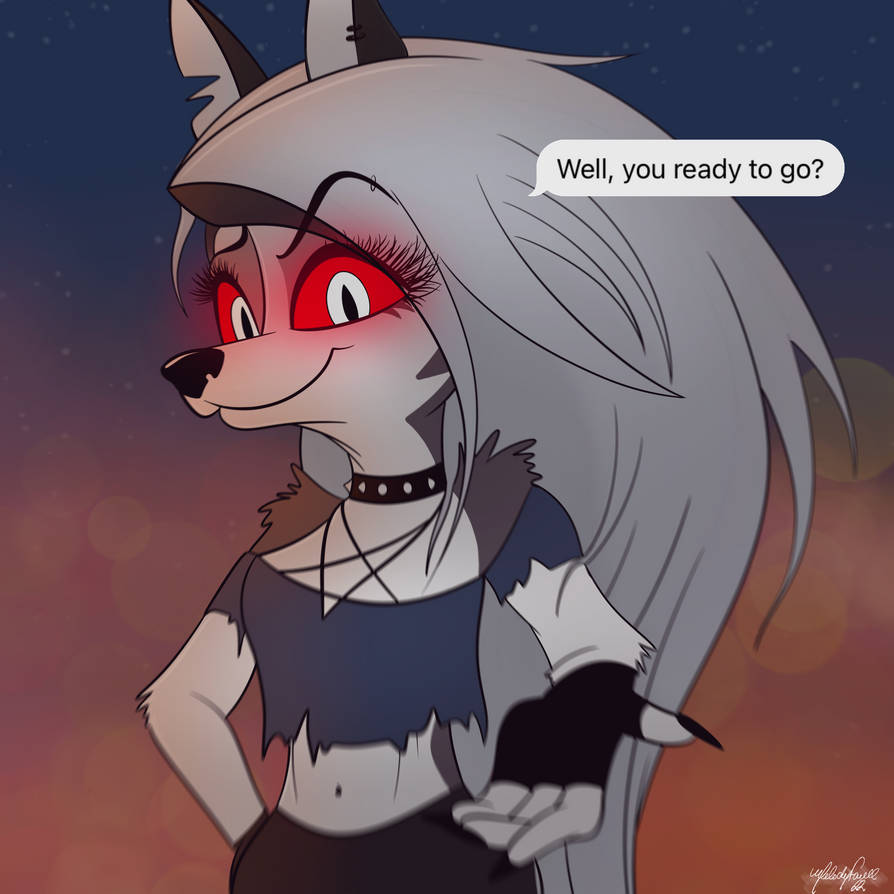 Loona Finds Octavia Scene From Helluva Boss By Caliunicalien On Deviantart