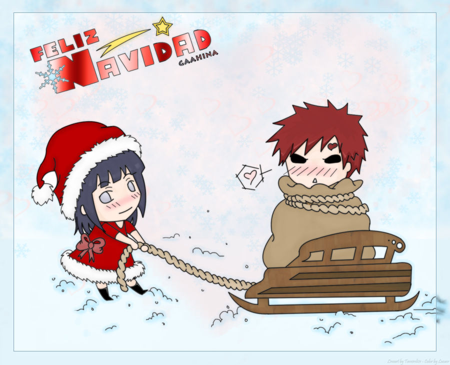 Gaahina Chibi Xmas Colored By Lazaer On Deviantart