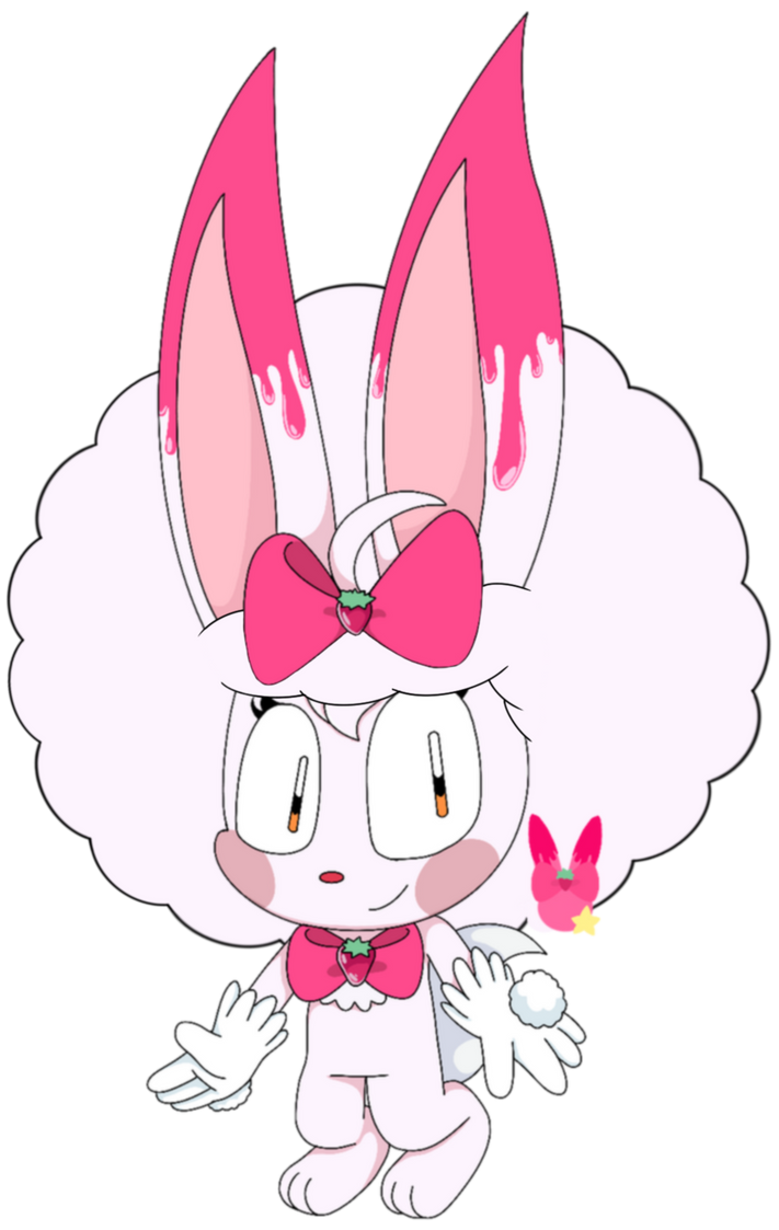 Strawberrybunnysweetmon With An Afro Hair By Afrocool On Deviantart