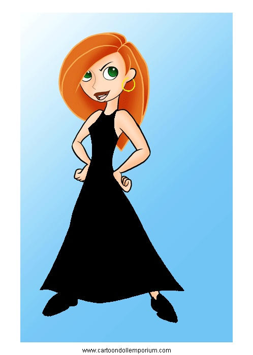Kim Possible Black Long Dress By Tomb Raider World On Deviantart