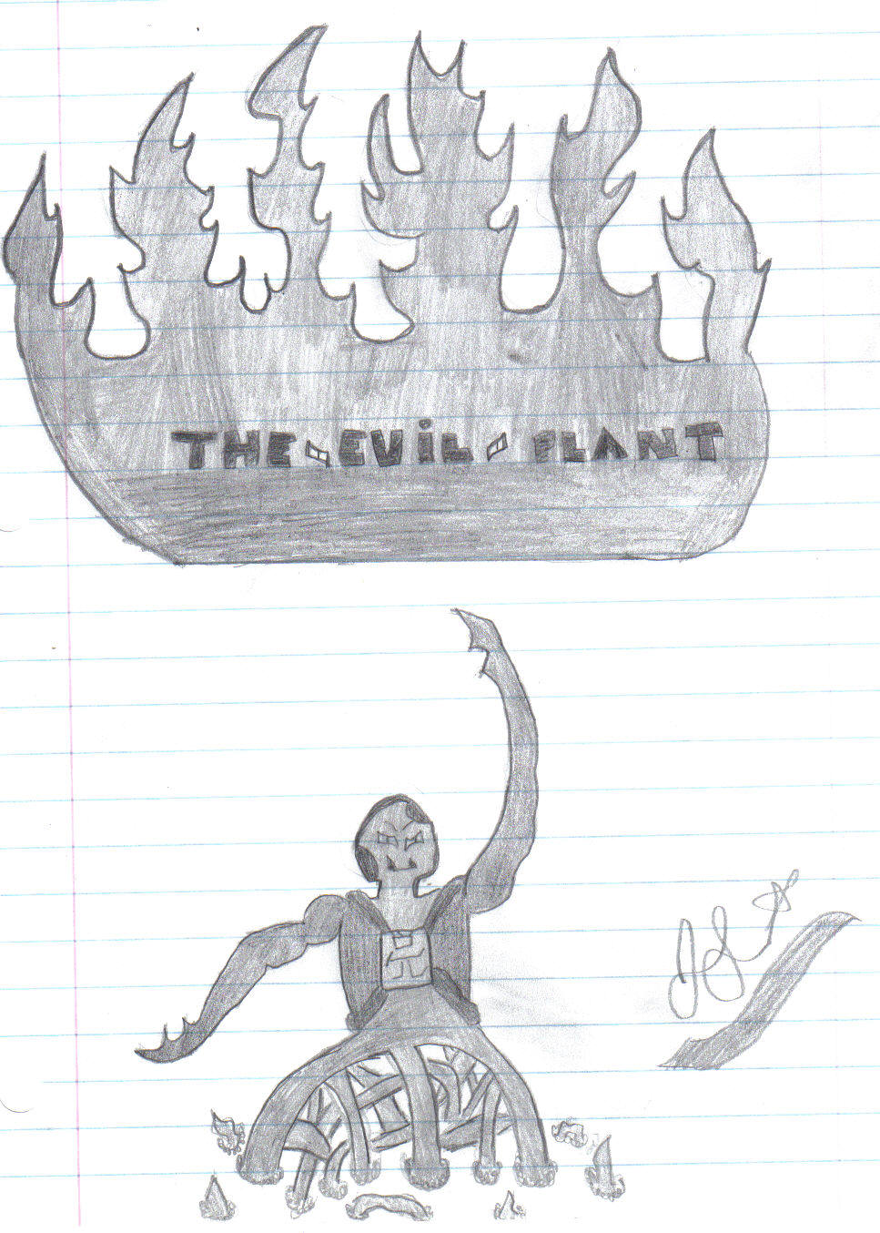 the evil plant finished by spiker07 on DeviantArt