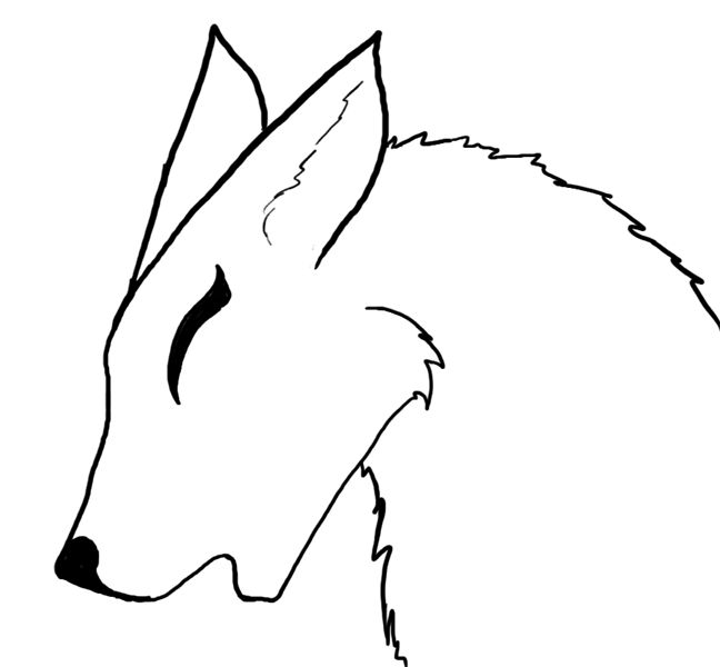 Wolf Head Line Art By Soulofc0rpse On Deviantart