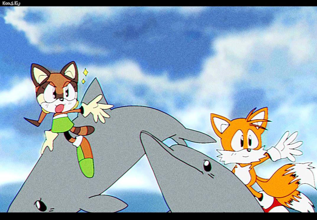 Tails And Marine By Koasku On Deviantart