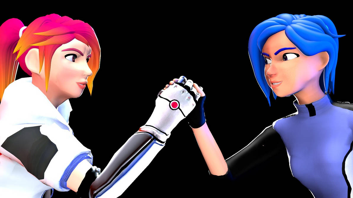 Tari and Belle arm wrestle by Yusaku-Ikeda on DeviantArt Tari and Belle arm wrestle by Yusaku-Ikeda on DeviantArt